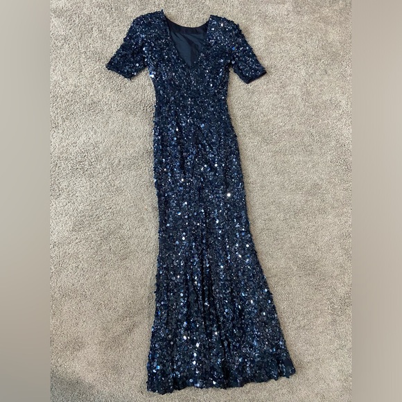 Rachel Gilbert | Dresses | Rachel Gilbert Nixie Gown Sequin Embellished ...